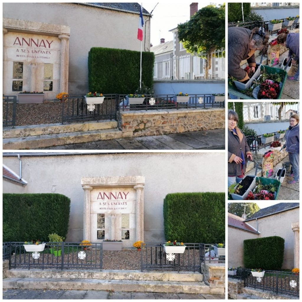 FLEURISSEMENT POUR L'AUTOMNE - Commune de Annay