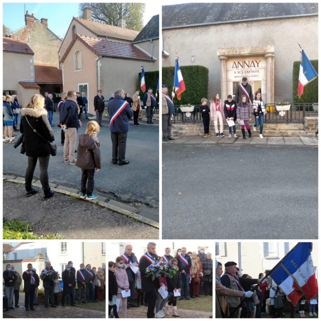 COMMEMORATIONS DU 11 NOVEMBRE - Commune de Annay